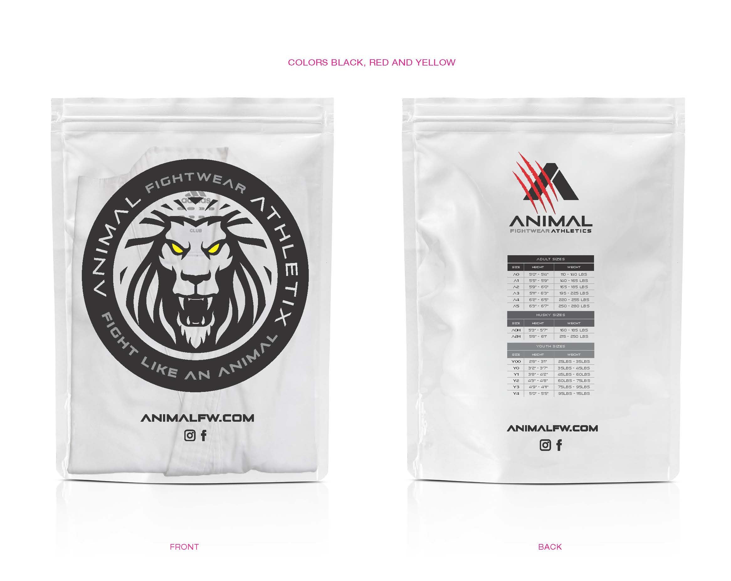 Animal Fightwear BJJ gi uniforms